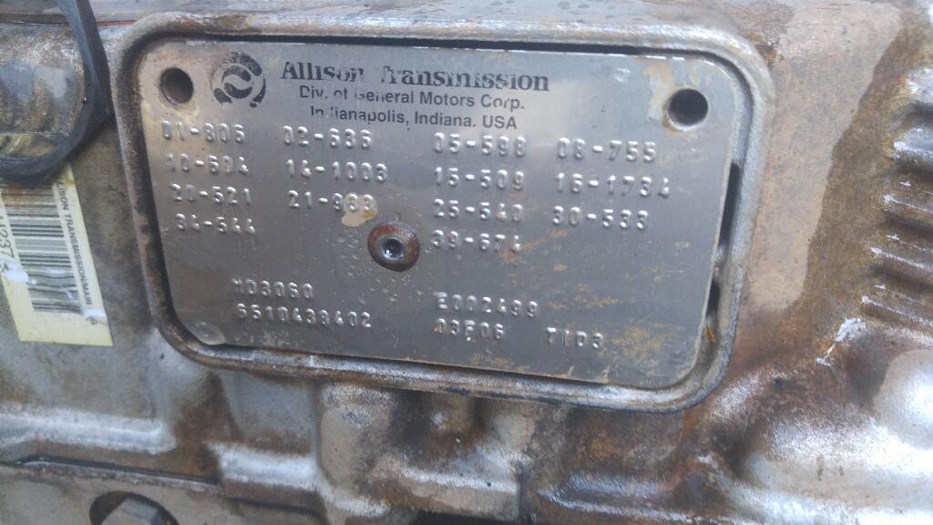 ALLISON MD3060 Transmission Assembly in CARTERSVILLE, GA #5082