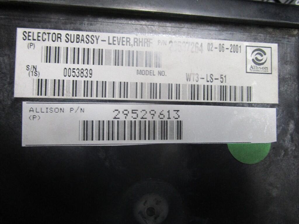 ALLISON Automatic Transmission Parts, Misc. OEM# 29529613 in CRANDALL ...