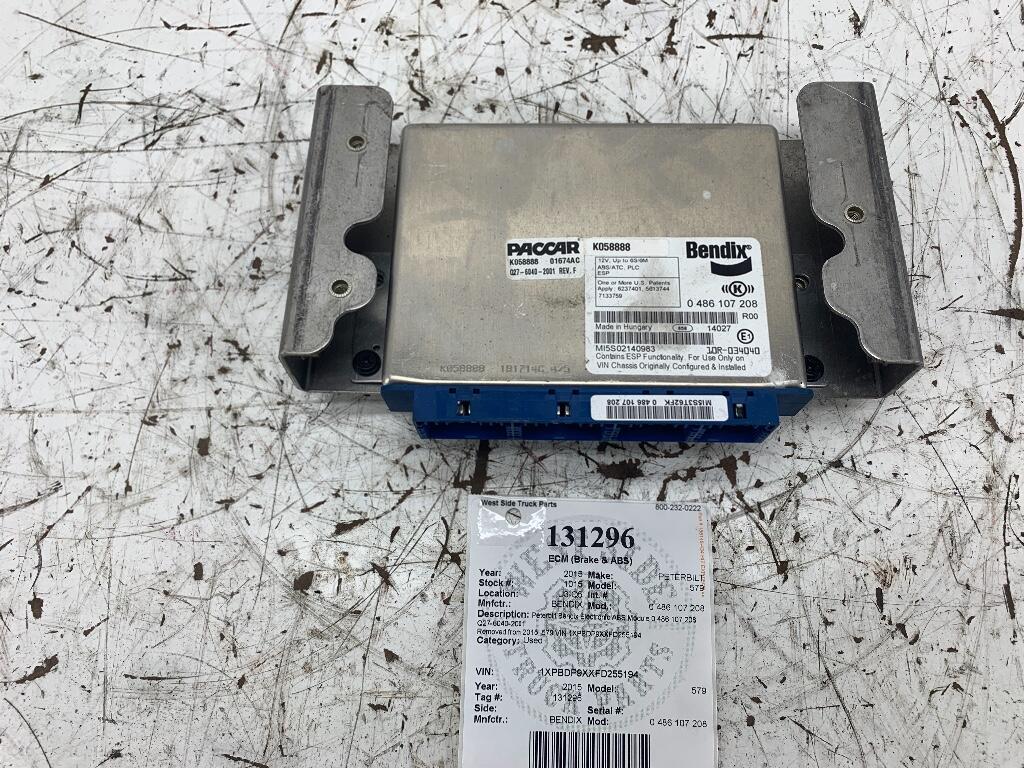 BENDIX 0 486 107 208 ECM (Brake & ABS) OEM# 0486107208 in OWENSBORO, KY ...