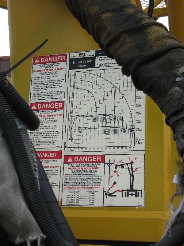 CRANE BOOM MISCELLANEOUS PARTS OEM# IMT 24562 in Westland, MI #59864