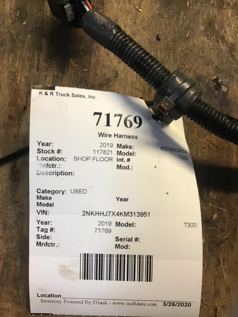 CUMMINS ISL Wire Harness OEM# 5291487 in Holland, MI #71769