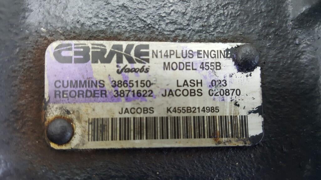 CUMMINS N14 CELECT+ Jake/Engine Brake OEM# 3865150 in OWENSBORO, KY #129969