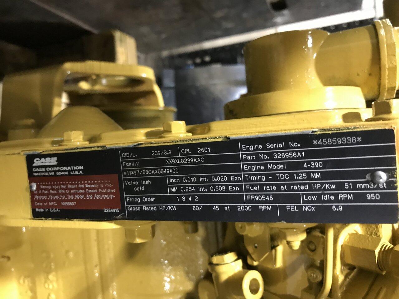 Case 4-390 Engine Assembly in Spencer, IA #25097601