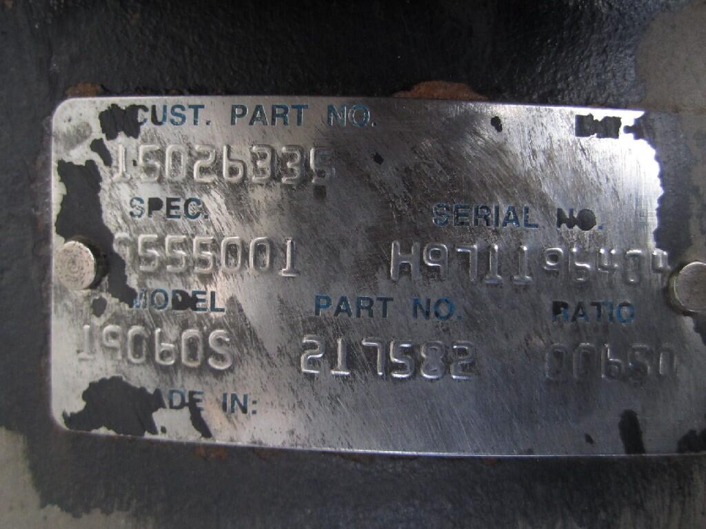 EATON-SPICER 19060S AXLE ASSEMBLY, REAR (REAR) OEM# 15026335 in Easton ...