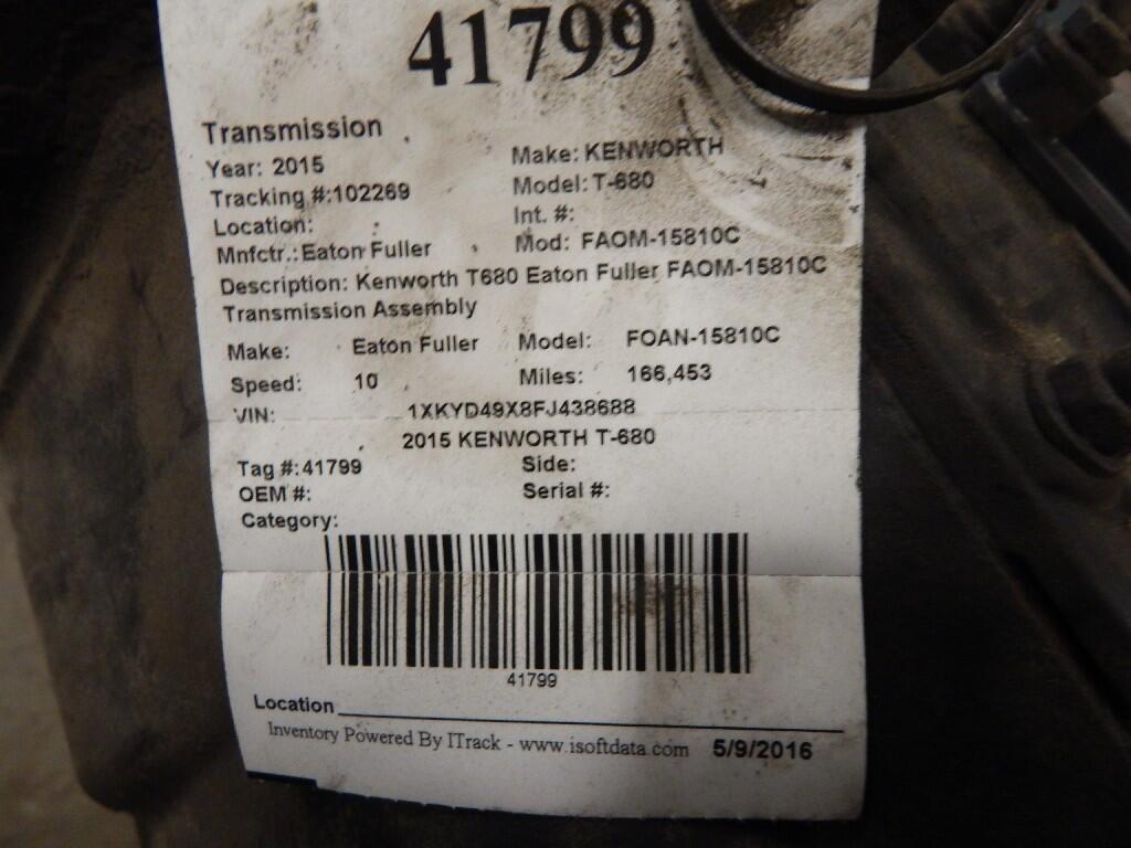 Eaton Fuller FAOM-15810C Transmission in Holland, MI #41799
