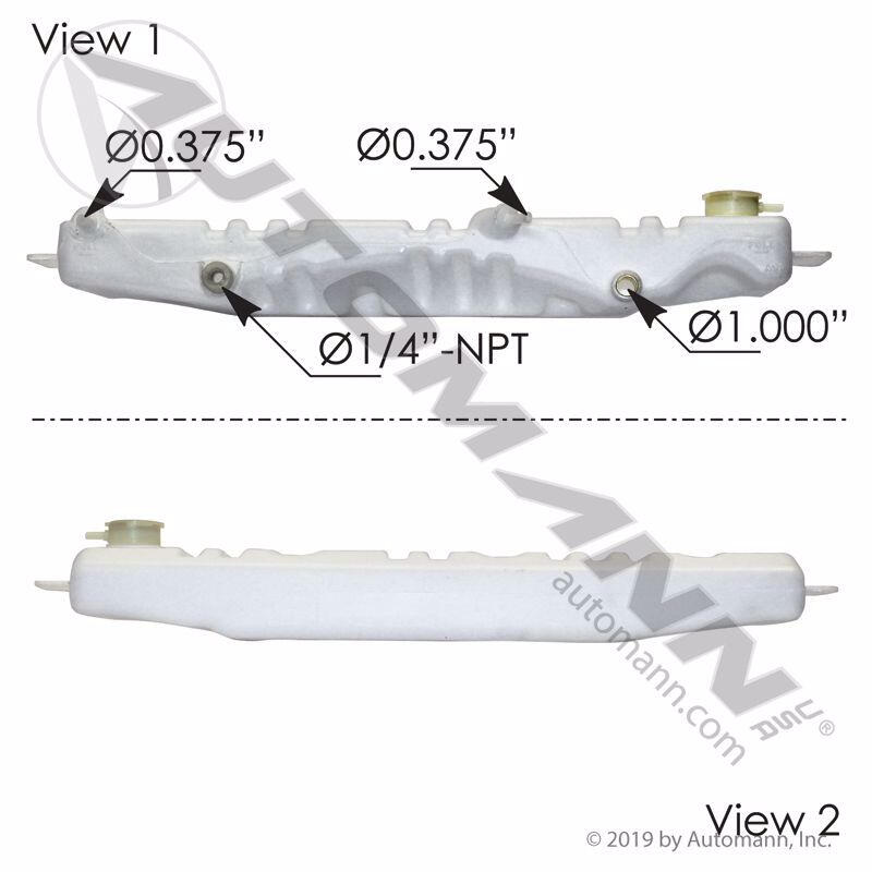 FORD F650 Coolant Reservoir OEM# F6HZ8A080B in Dorr, MI #619-10648