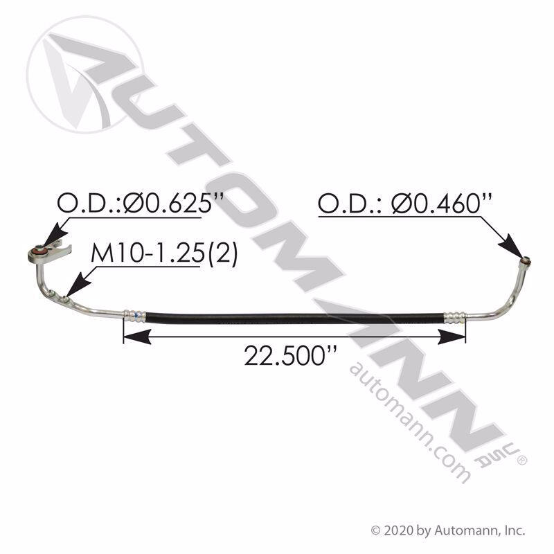 FREIGHTLINER A/C Line OEM# A2271914000 in Dorr, MI #686-10033