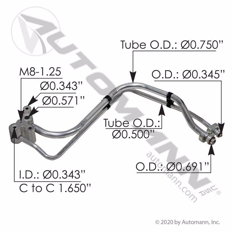 FREIGHTLINER A/C Line OEM# A2273366000 in Dorr, MI #686-10040
