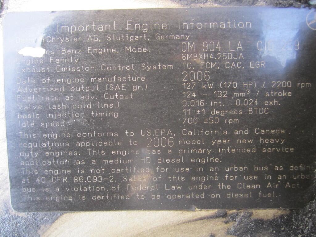 MERCEDES OM904-LA-MBE904 EPA 04 ENGINE ASSEMBLY in Easton, MD #E07E5408