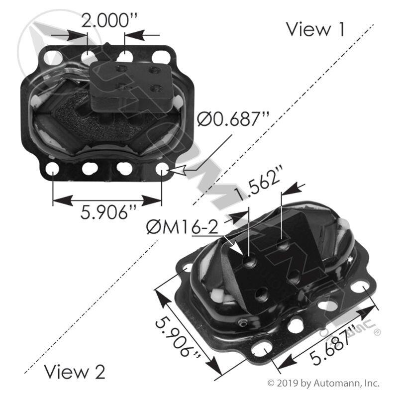 Peterbilt 579 Engine Mounts in Sioux Falls, SD #AMN M17481L