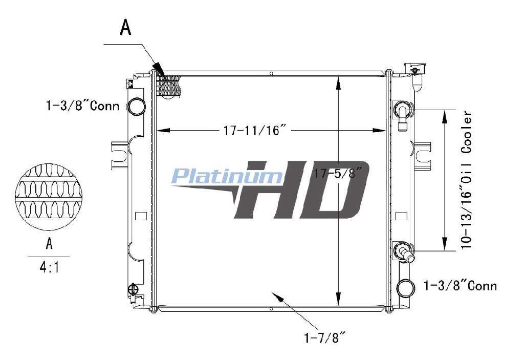 TOYOTA FORKLIFT RADIATOR ASSEMBLY OEM# 16420U128071A in Stockton, CA # ...
